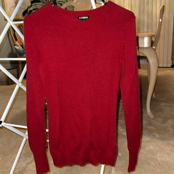 Express | Sweaters | Red Express Womens Sweater 2 | Poshmark